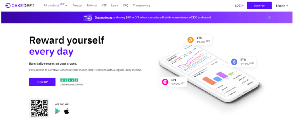 CakeDeFi Review: Exchange Fees, Safety & Referral Code